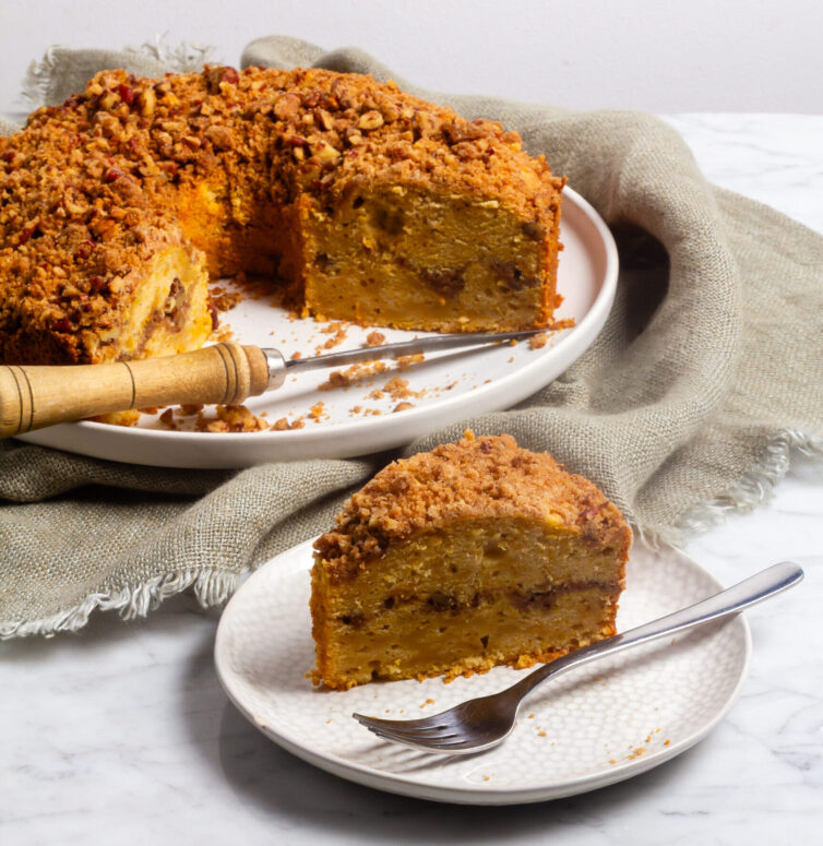 Butternut coffee cake with pecan streusel - Edible Vancouver & Wine Country